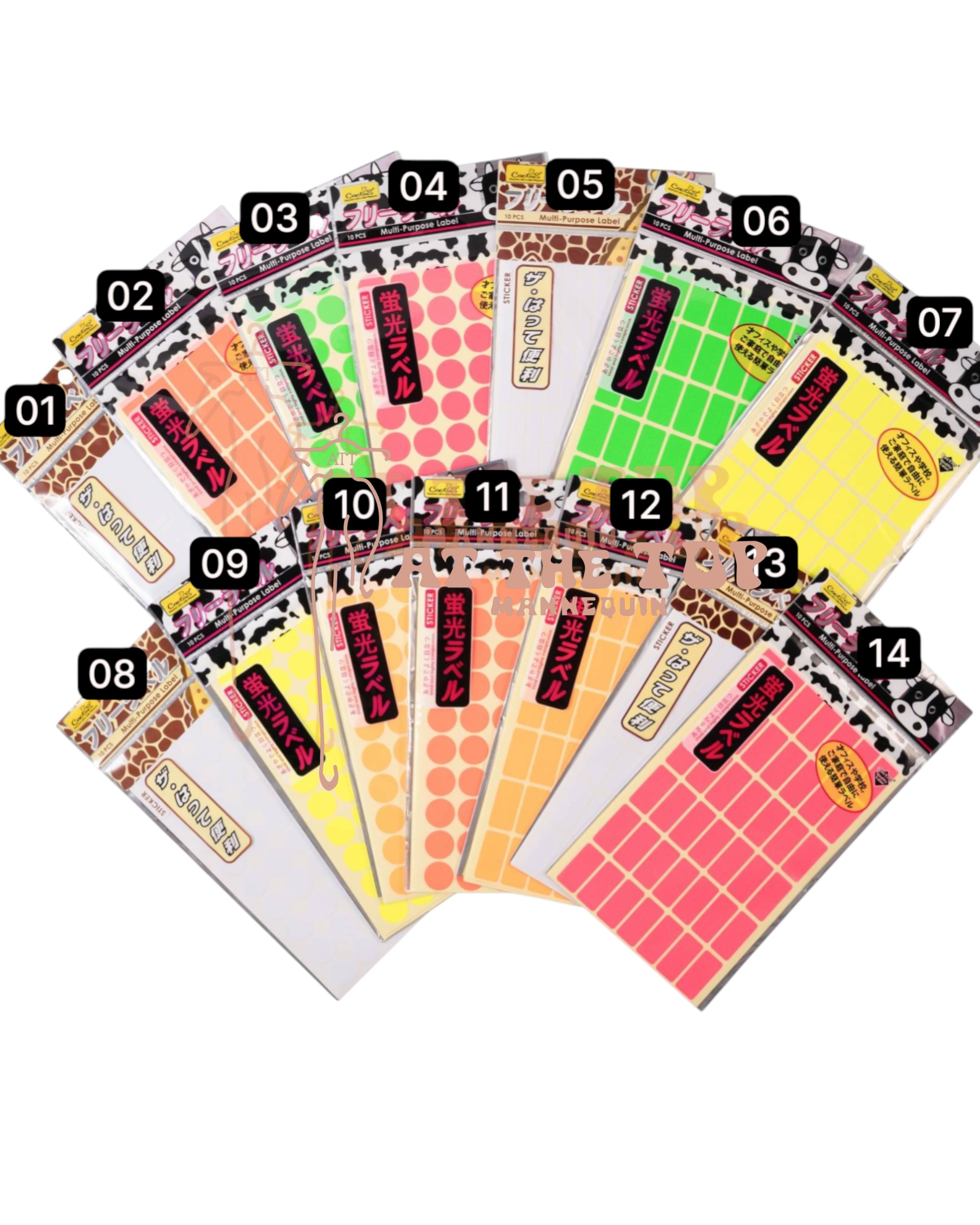 Label Stickers Color